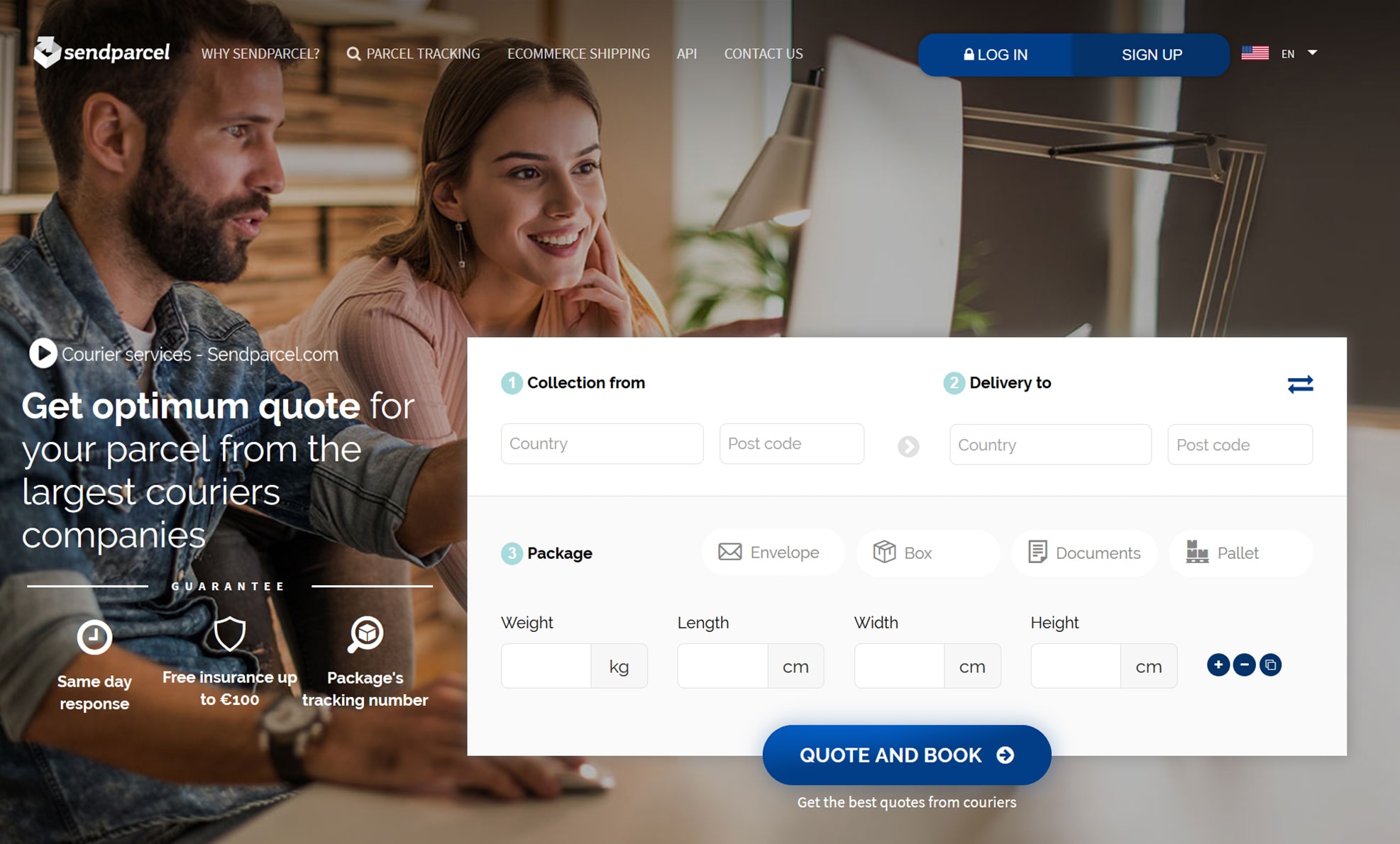 Sendparcel.com | Courier services | Cheap parcel delivery | Parcel quote